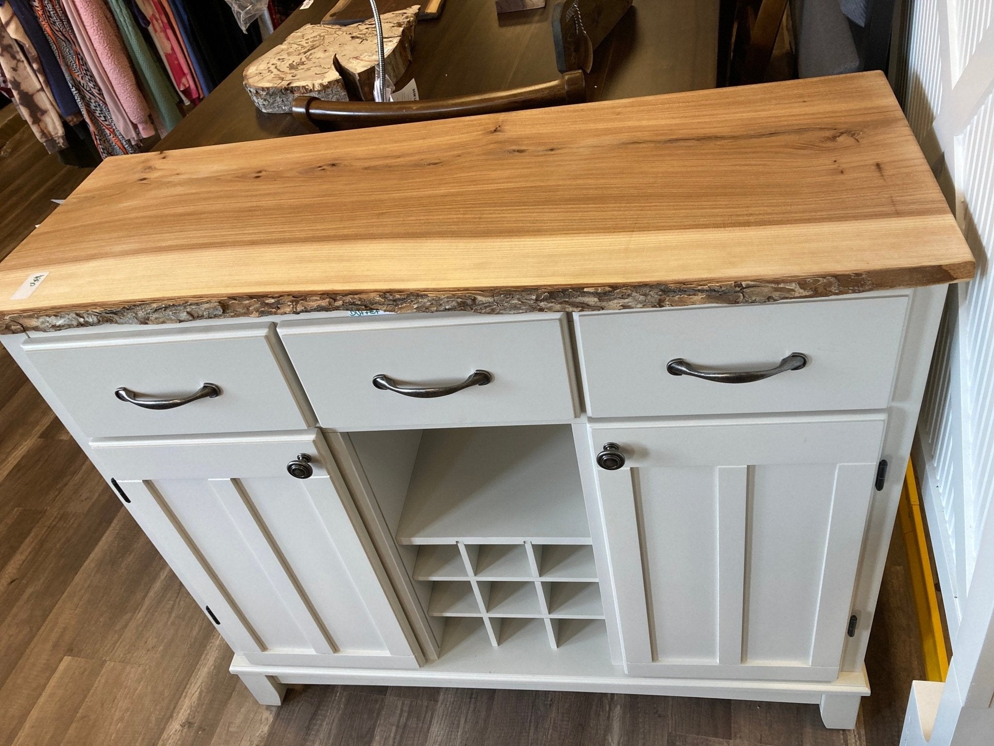 Custom Live Edge Wood Island Top: Kitchen Butcher Block – Stumps Custom ...